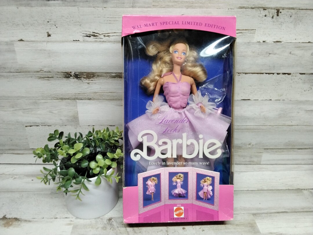 Vintage 1989 Barbie Lavender Looks / NOS Barbie Dolls. / 1989 NOS ...