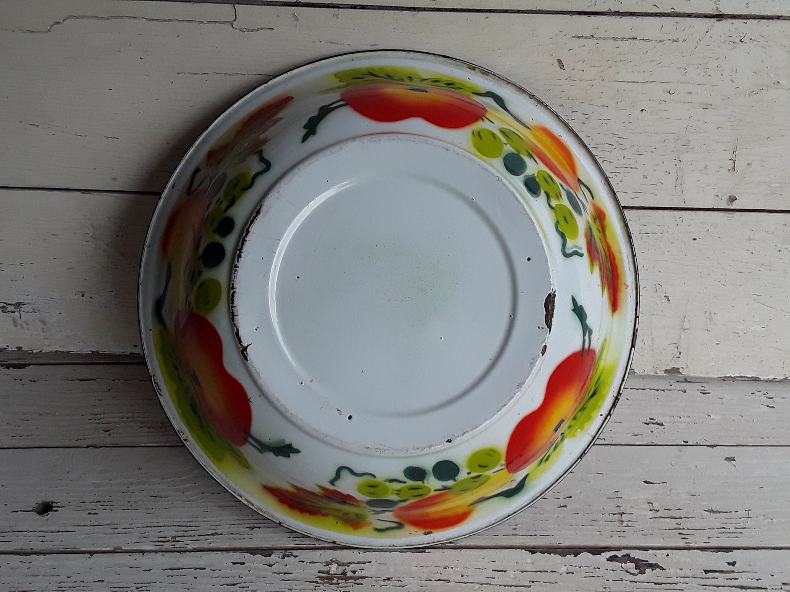 Vintage Enamelware Dish Pan/ Gathering Bowl/harvesting Bowl/ - Etsy