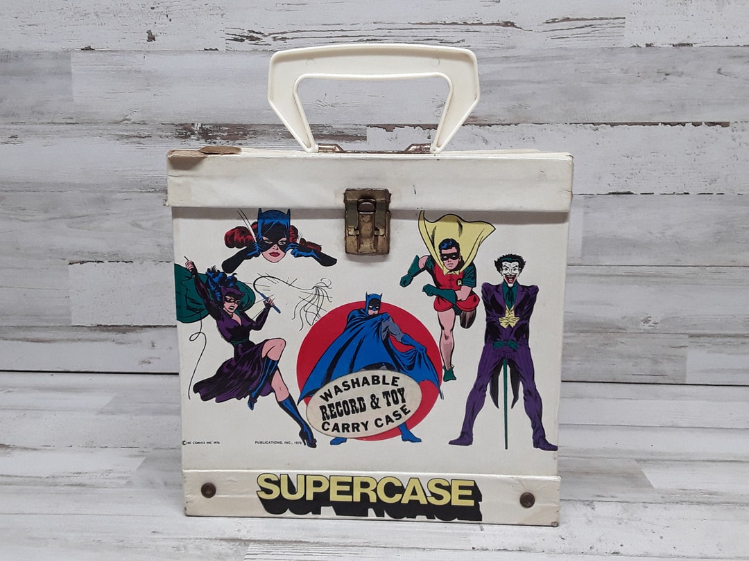 DC Comics Record Toy Carrying Case 1976 Super Case Batman Robin Wonder ...