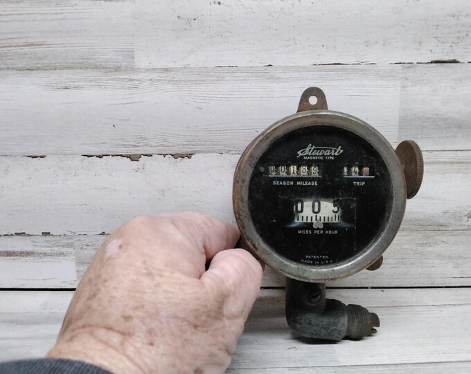 Antique Model A or T Car Speedometer / Rat Rod Car Parts / Antique Car ...