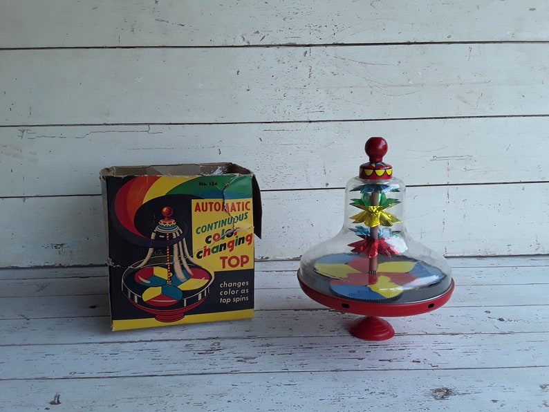 Automatic Continuous Color Changing Top Bryan Ohio Art 124 | Etsy