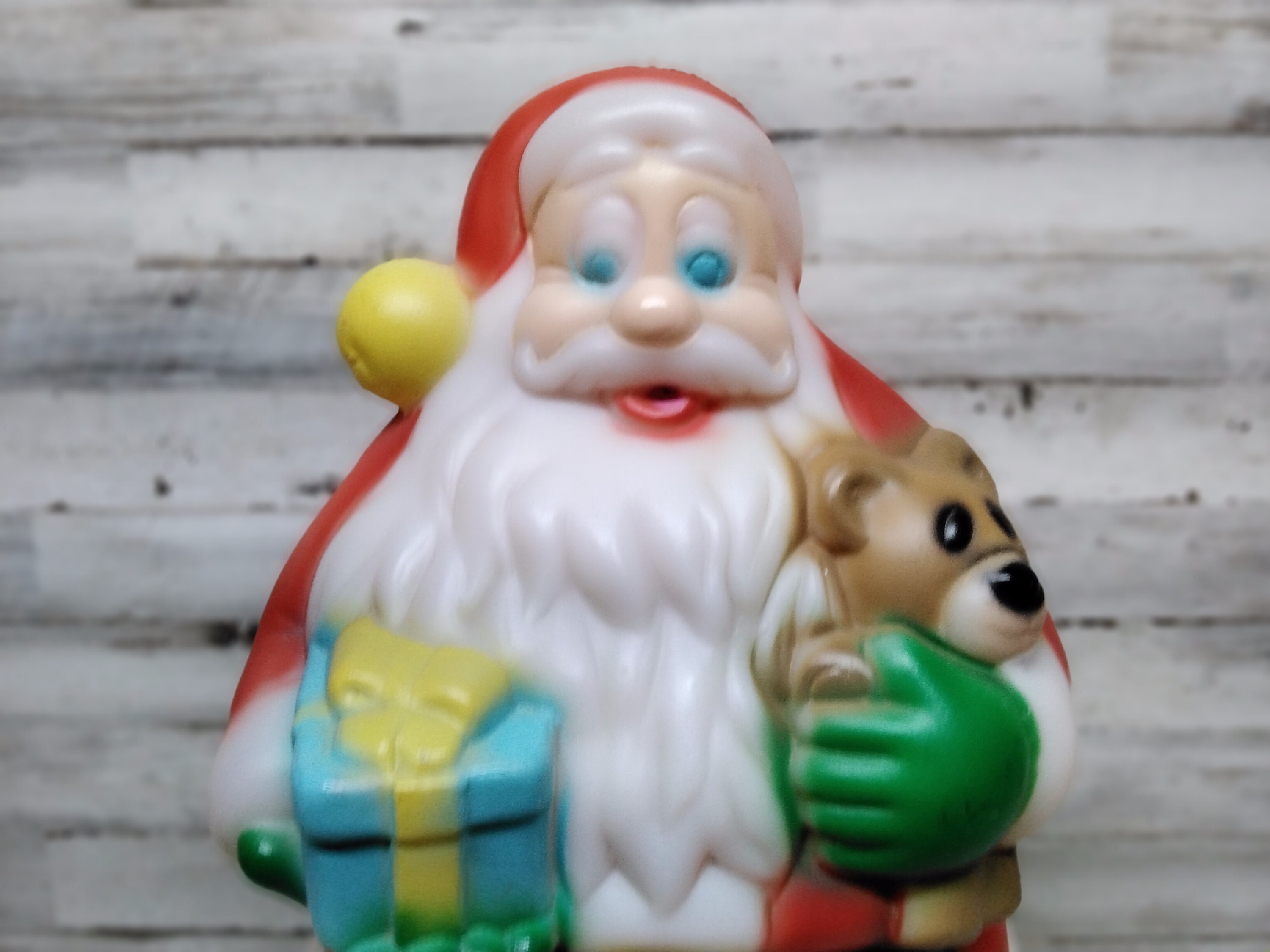Vintage Santa Blow Mold Christmas Blow Molds General Foam Plastics ...
