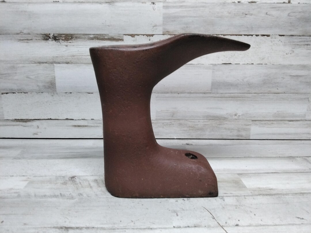 Antique Cast Iron Shoe Lasts / Shoe Lasts Door Stop / Antique Shoe ...