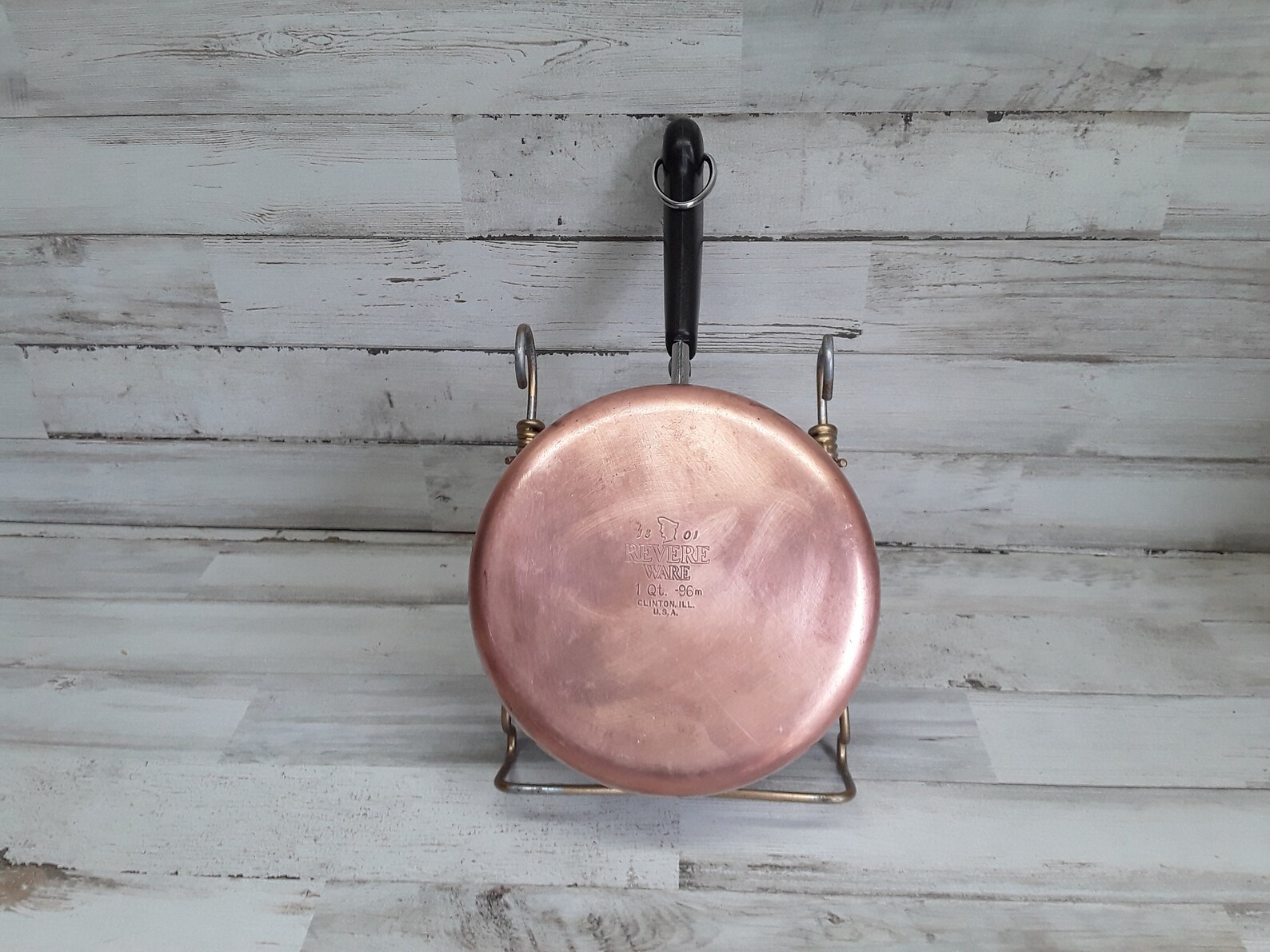 Revere Ware 1 Quart Sauce Pan / Copper Bottom Pot / 1901 | Etsy
