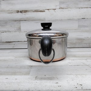 Revere Ware 1 Quart Sauce Pan / Copper Bottom Pot / 1901 - Etsy