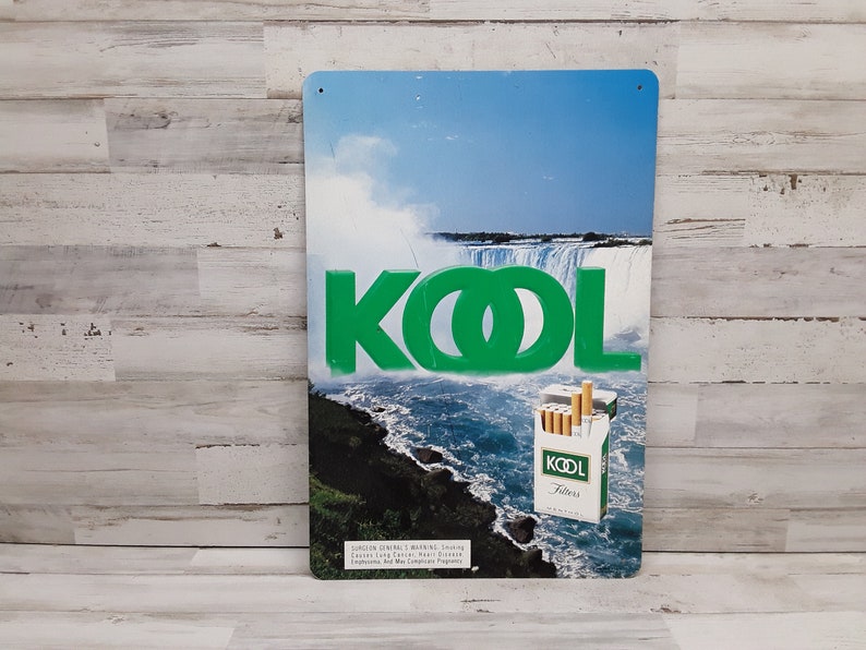 Vintage Kool Filters Cigarette Menthol Embossed Tobacco Smoke - Etsy