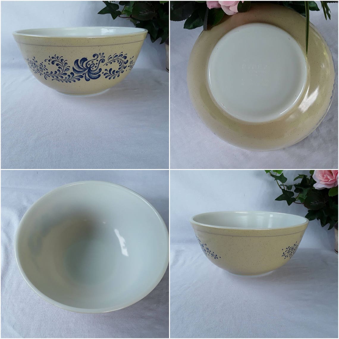 Vintage Pyrex Homestead Blue Mixing Bowl 403 2 1/2 Quarts - Etsy