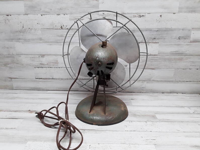Vintage Super Lectric Electric Table Top Fan / Vintage Fan / Farmhouse ...