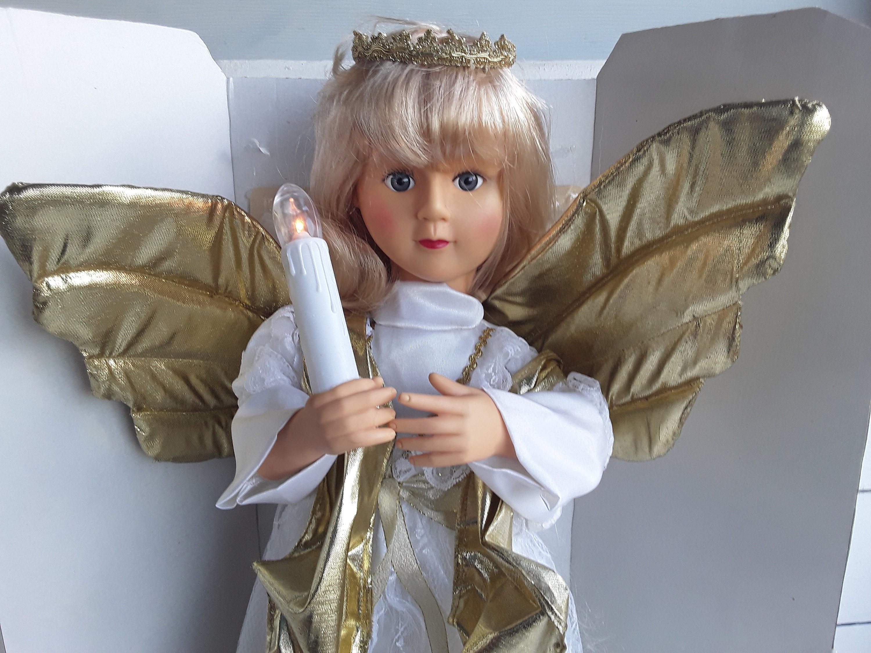 Vintage Angel Christmas Moving Figure With Music Christmas - Etsy