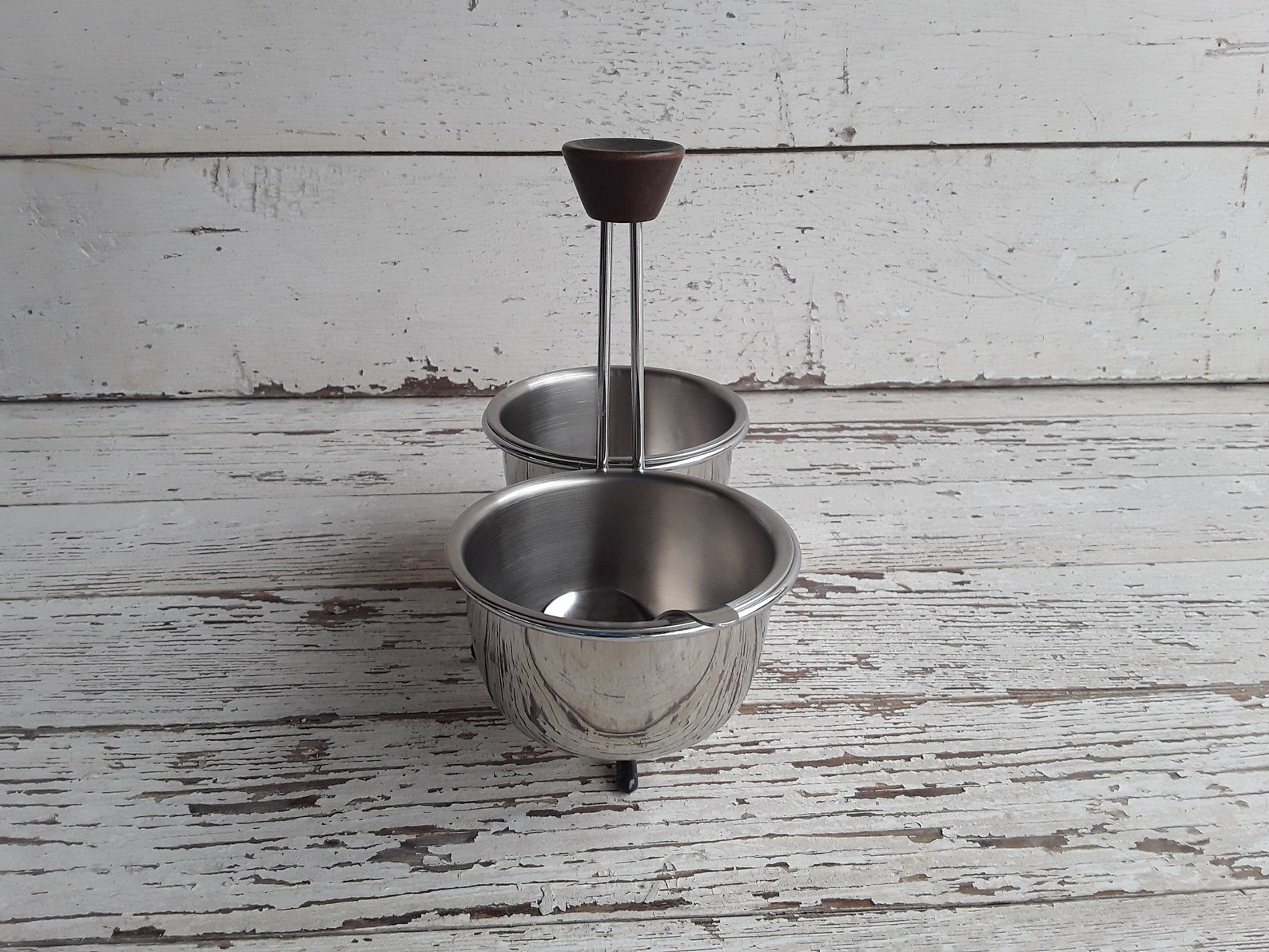Mid Century Foley Store 'n Server Stainless Steel - Etsy