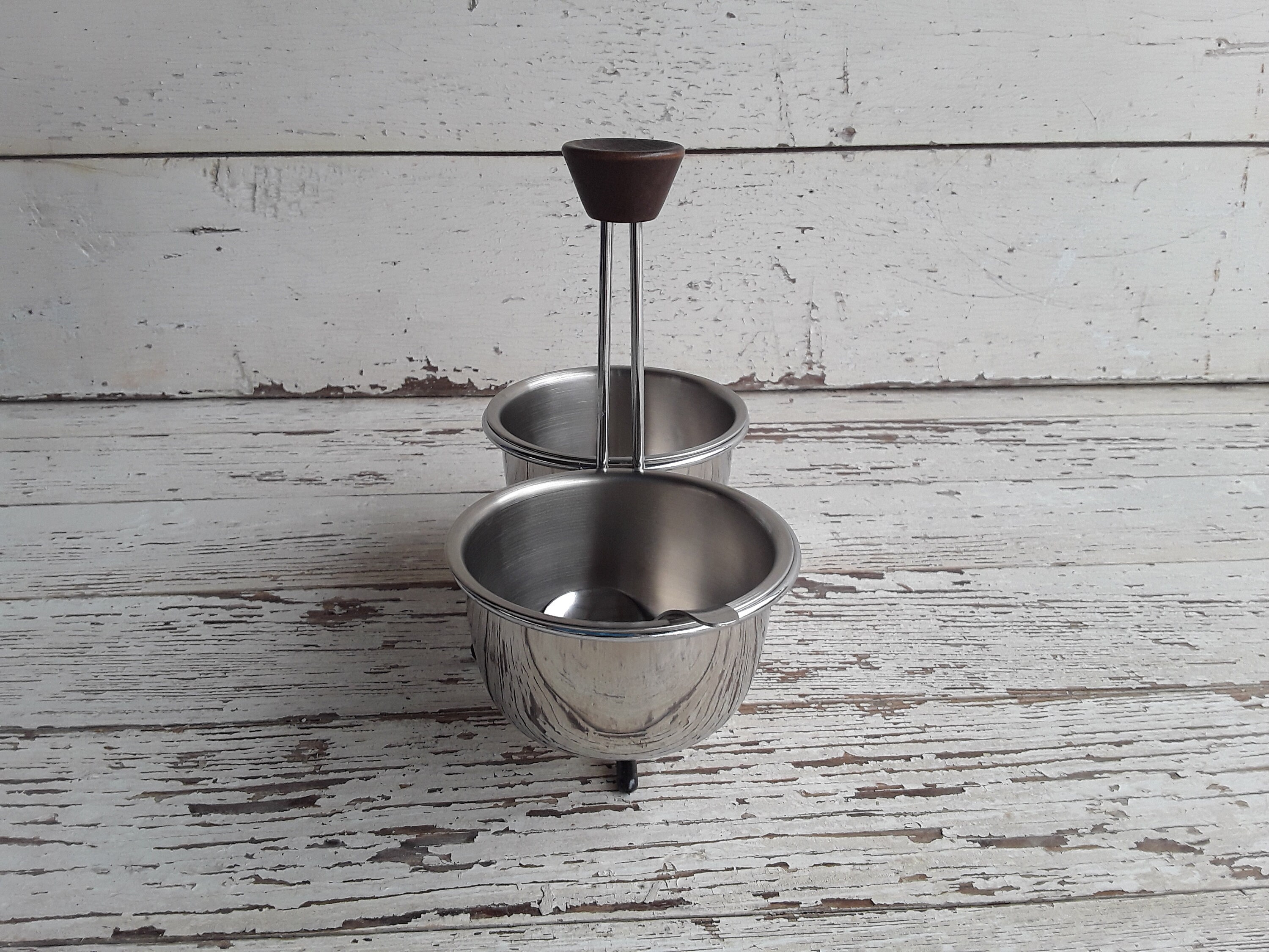 Mid Century Foley Store 'n Server Stainless Steel | Etsy