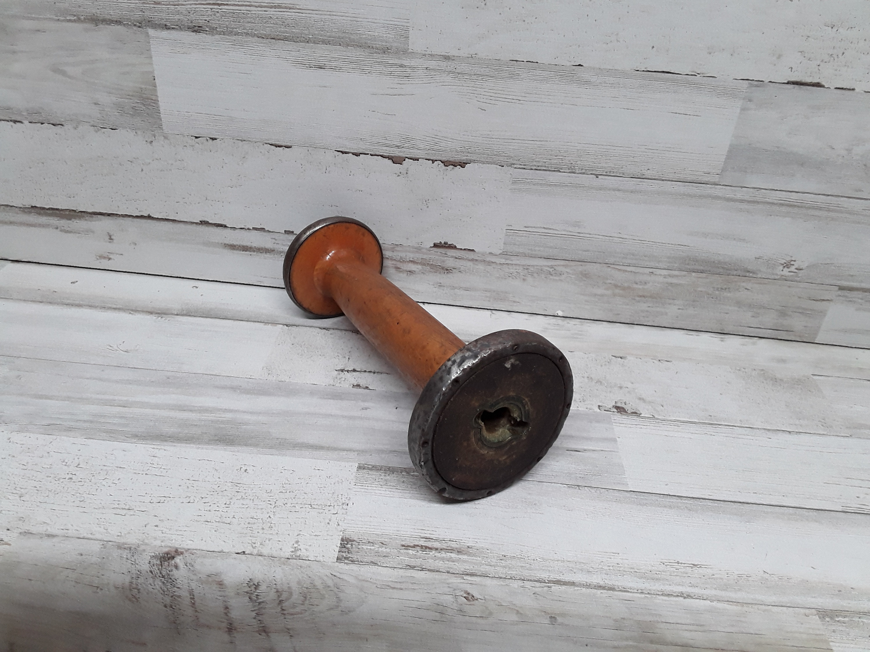 Primitive Bobbin Spool Wooden Bobbin/wire Spool Sewing Room | Etsy