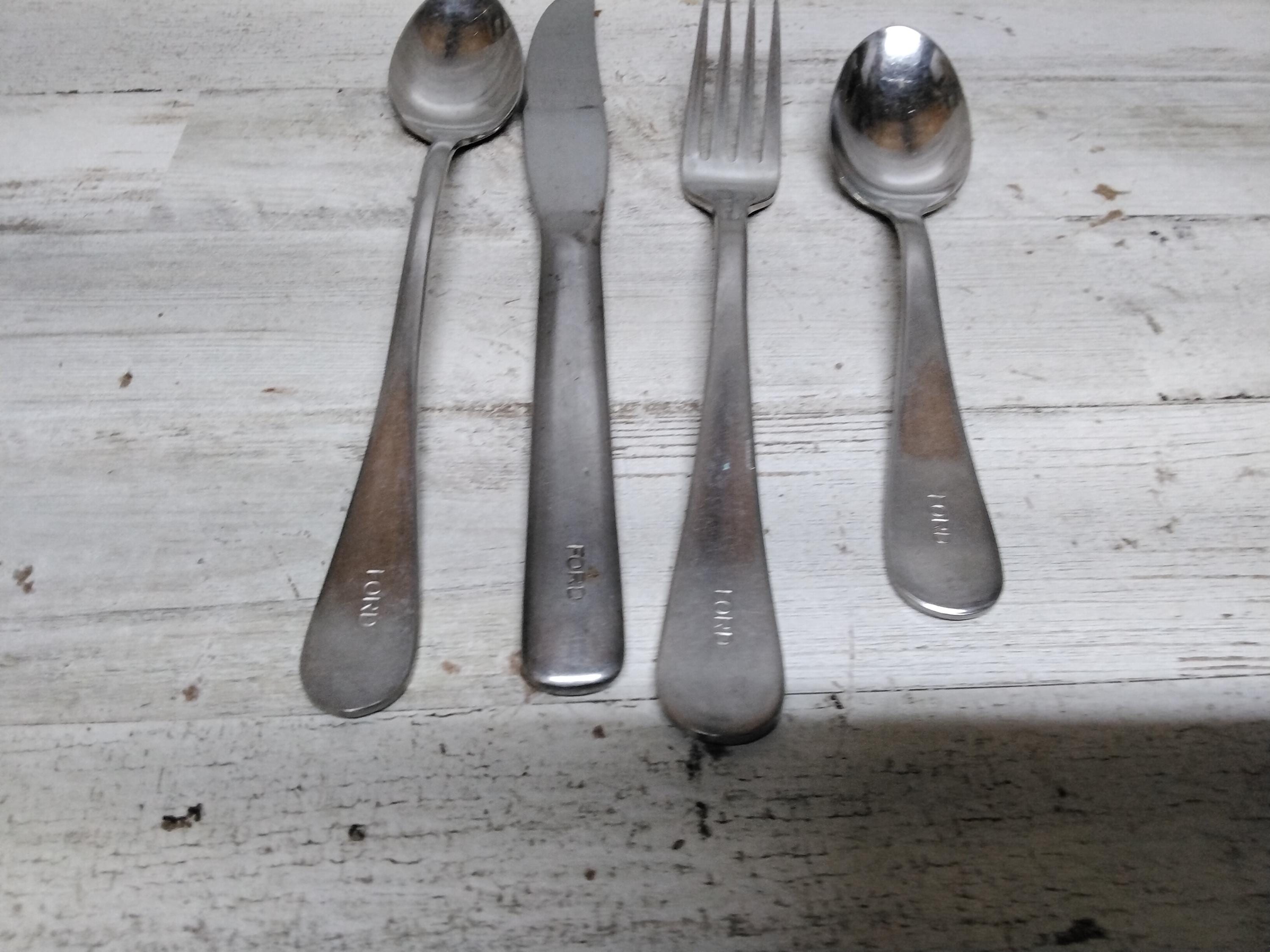 Vintage Ford Atlas Stainless USA Ice Tea Spoon / Vintage Stainless ...