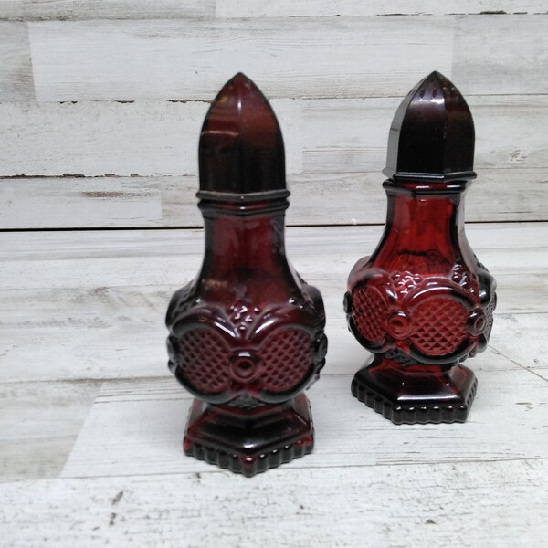 Avon Ruby Red Glass - Etsy