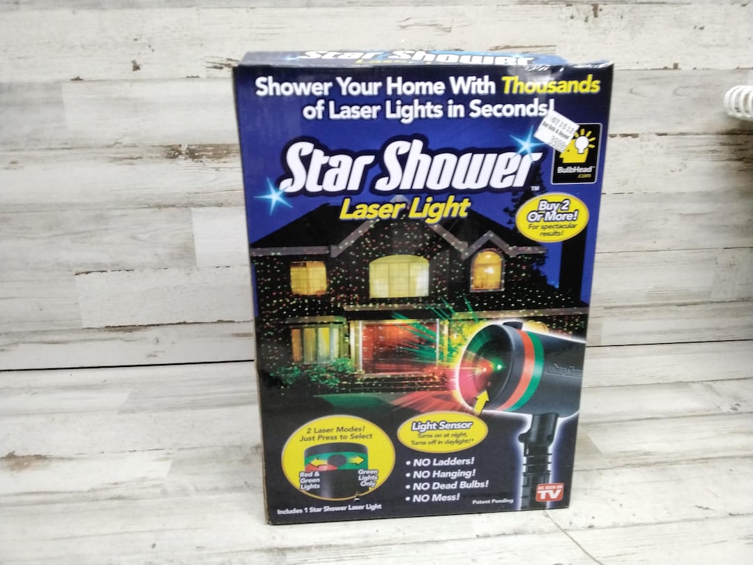 Star Shower Motion Laser Light / Star Shower Lights / Indoor or Outdoor ...