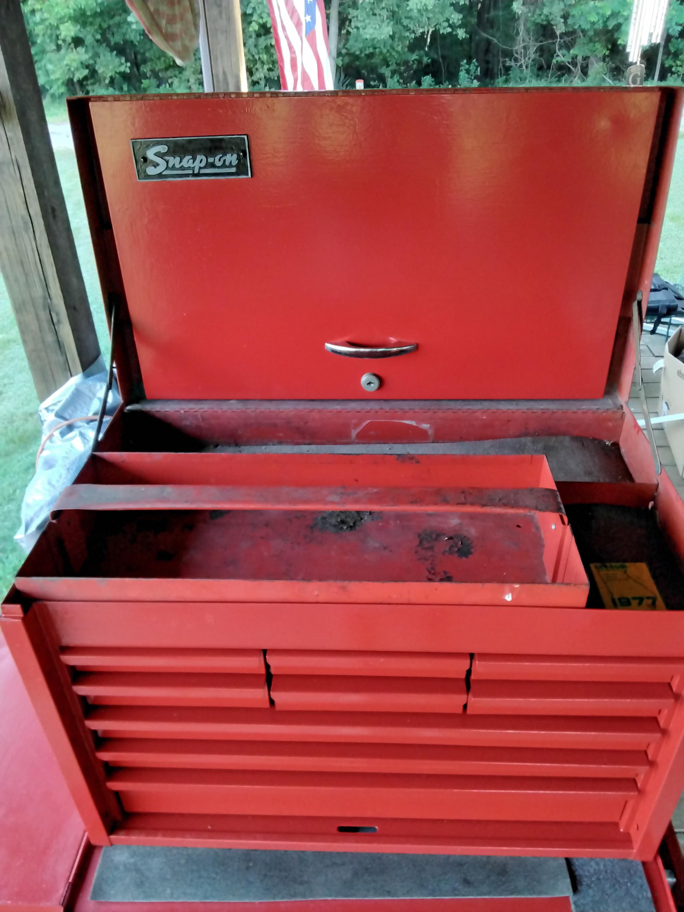 Vintage 1973 Snap-on Roll Cabinet and Top Chest. / Kenosha, Wisconsin ...