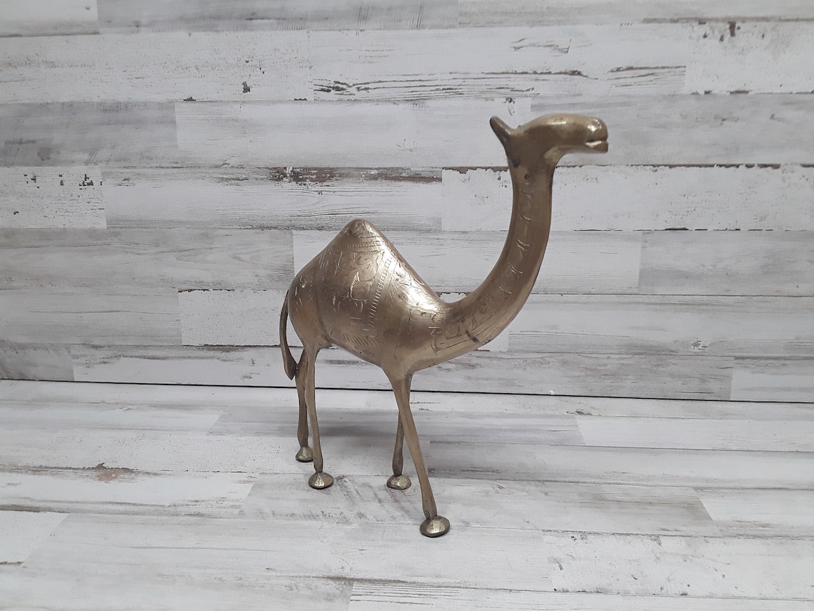Vintage Brass Camel / Camel Decor / Brass Decor / Tier Tray | Etsy