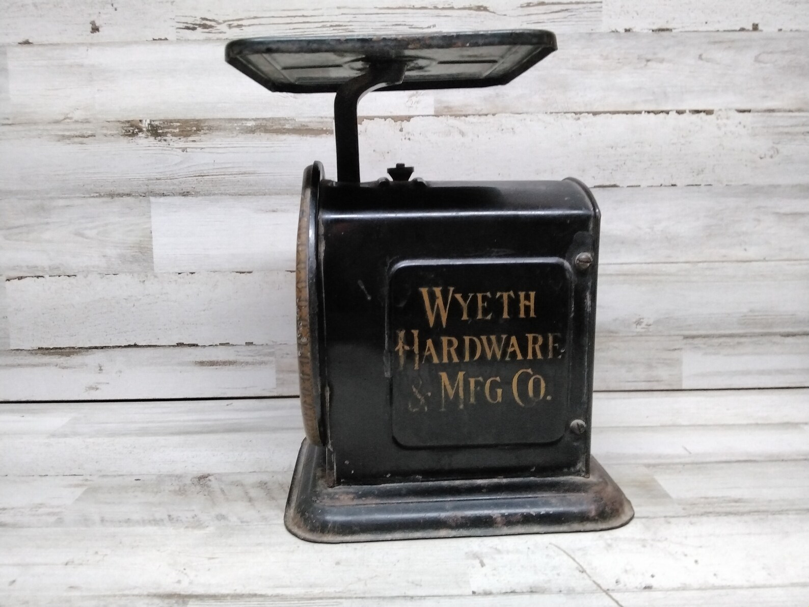 Antique Wyeth Hardware & Mfg Company Scale / Antique Advertising Scale ...