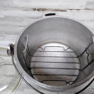 RARE Vintage Guardian Ware Canner Holds 5 Quarts With Rack and Glass ...