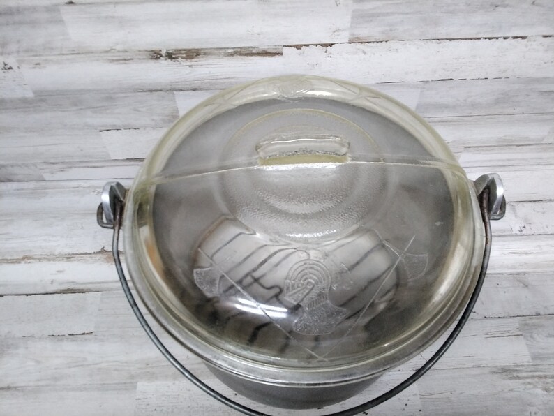 RARE Vintage Guardian Ware Canner Holds 5 Quarts With Rack and Glass ...
