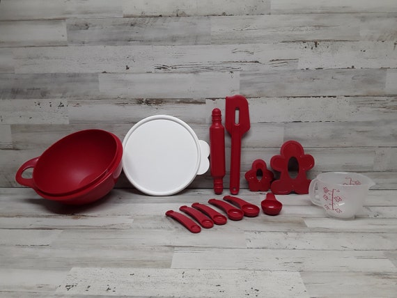 Tupperware Kids Baking Set Single Person Baking Set Tupperware - Etsy