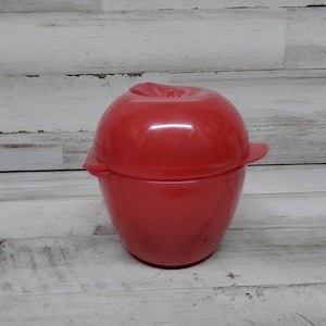 Tupperware Fruit Container / Apple Tupperware Container / Snack on the ...