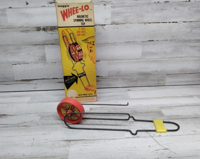 Vintage Maggie Wheel-lo Spinning Wheel Toy / Paterson, New Jersey - Etsy