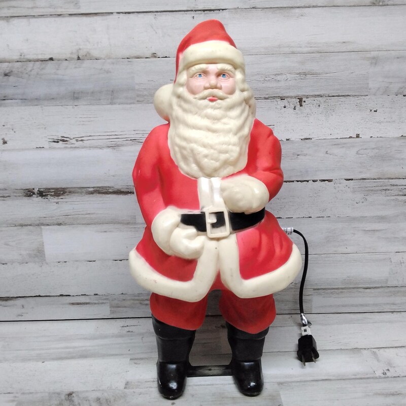 Plastic Santa - Etsy