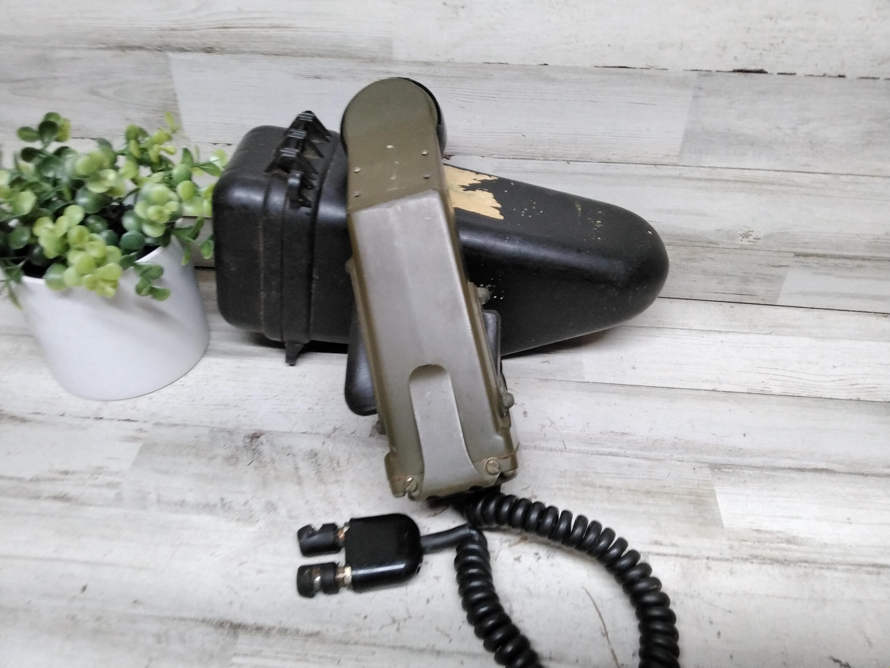 Vintage Military Field Telephone With Case. / Military Communications ...