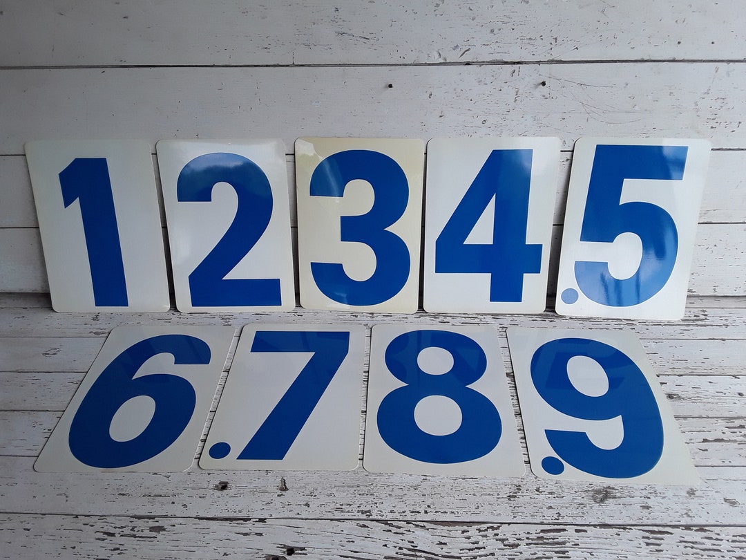 Service Station Plastic Gas Station Double Number Price Numbers ...