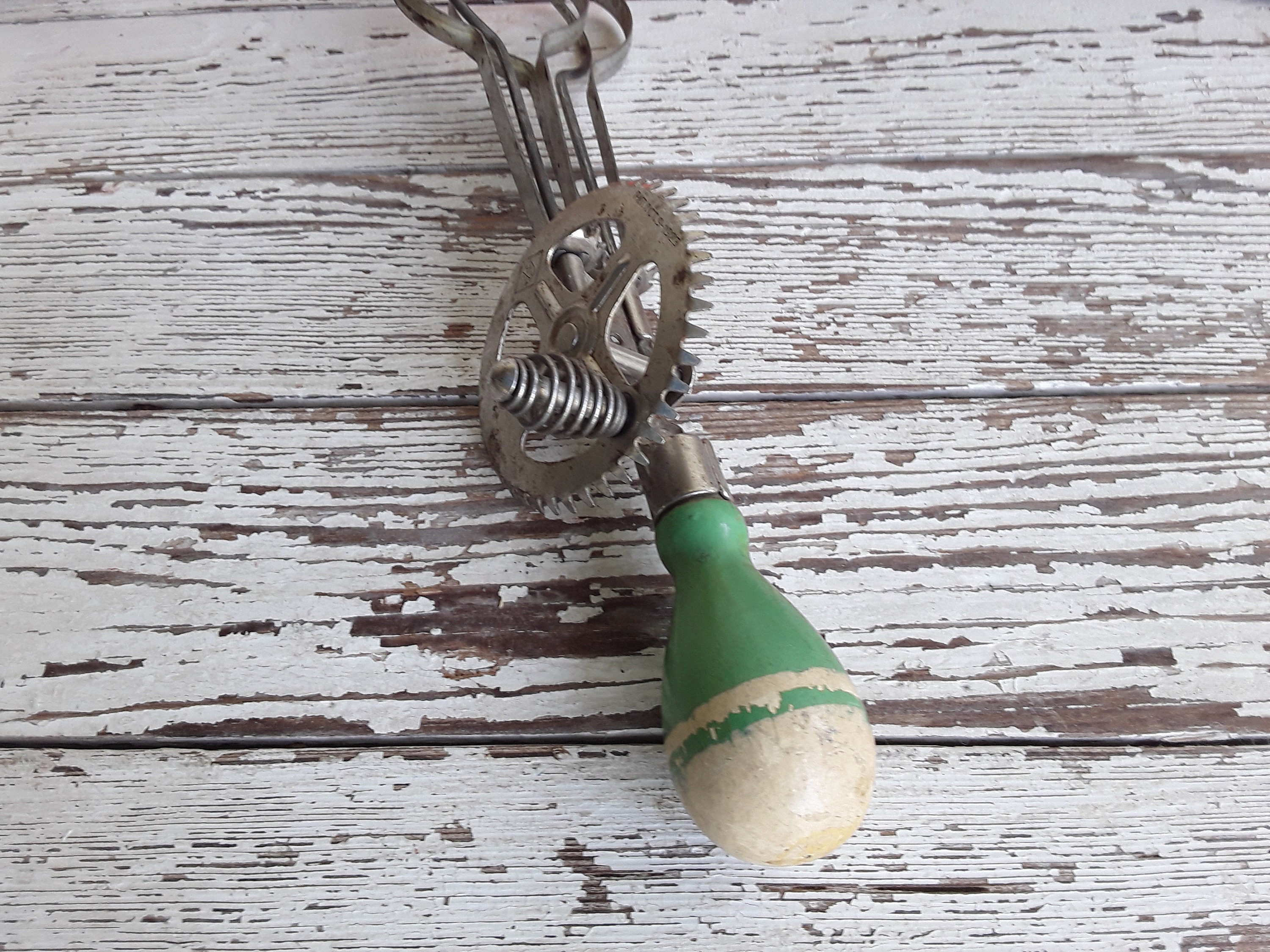 Vintage A&J Egg Beater Hand Beater Dated Oct. 9 1923 - Etsy