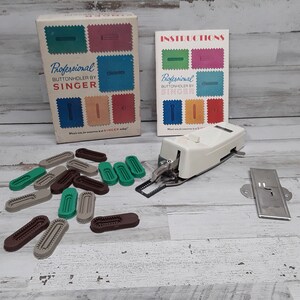 Professional Singer Buttonholder 1974 / Singer Buttonhole Machine - Etsy
