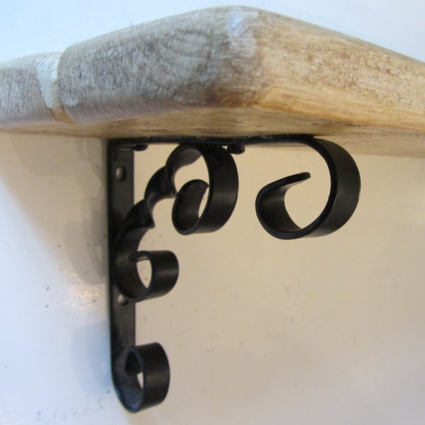 Wood Shelf Bracket Scroll - Etsy