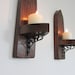 Pair of Gothic / Church Style Plank Wood Wall Sconce's - Etsy