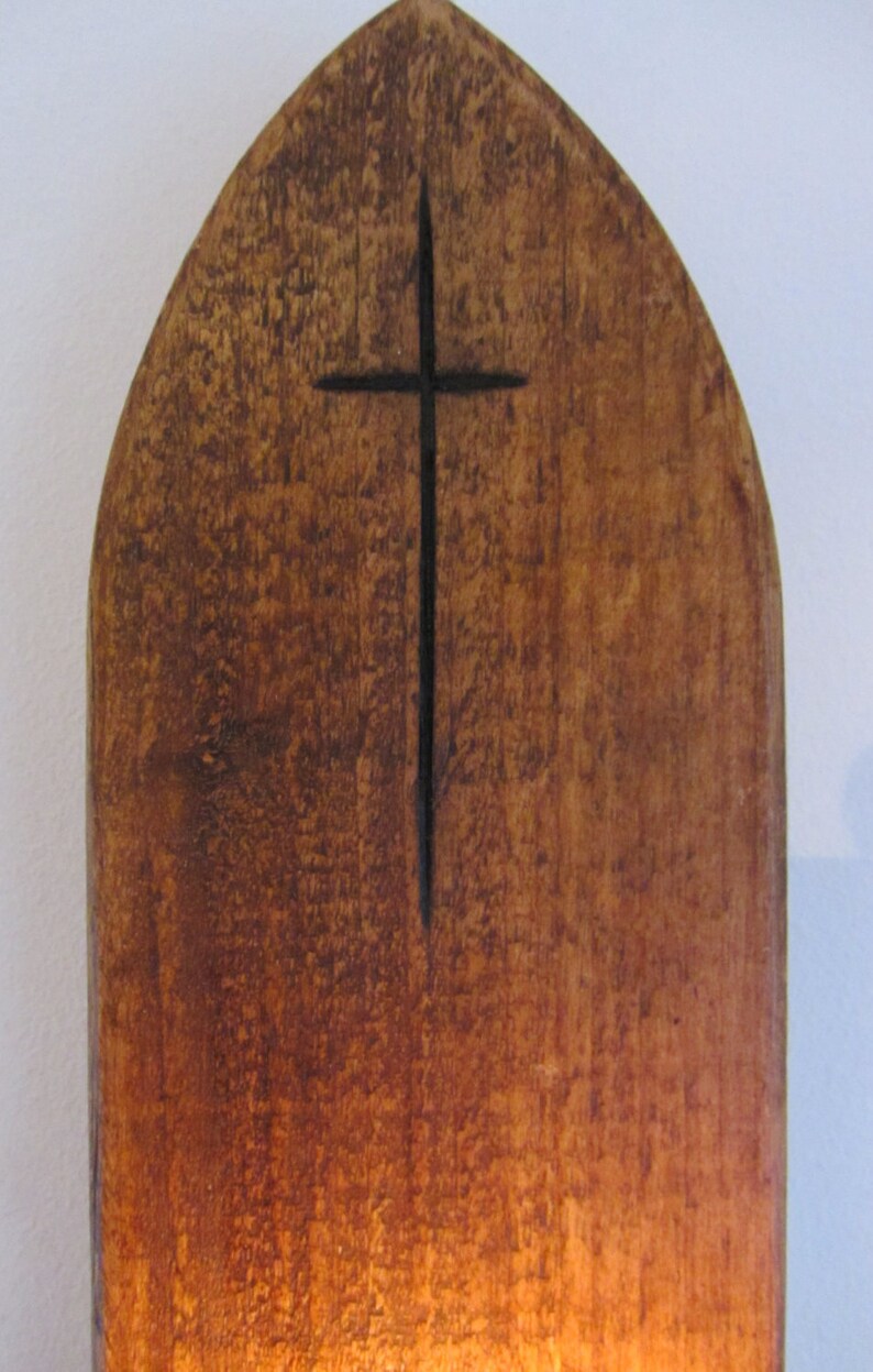 Reclaimed plank wood 53 cm Tall Gothic Arch / Church wall | Etsy