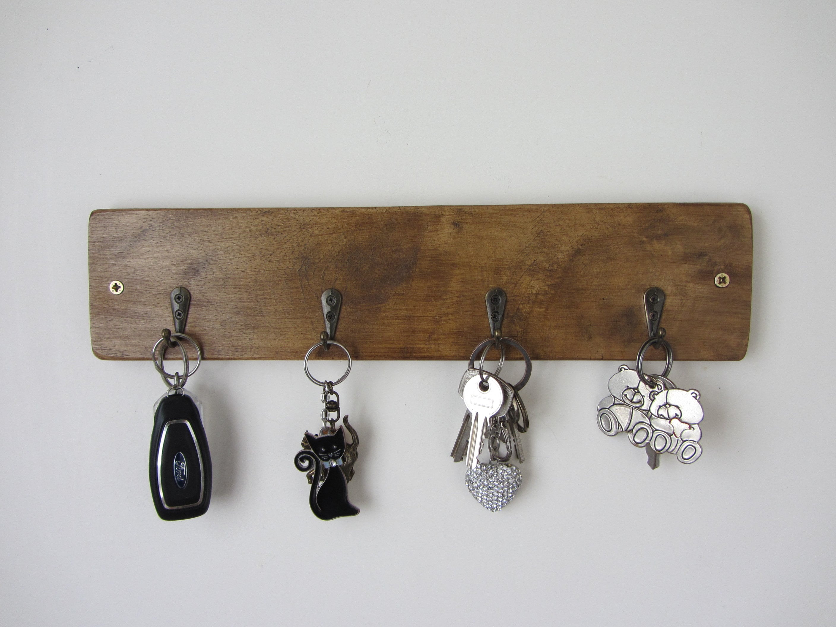 Rustic Pallet Wood Key Holder / Key Rack / Kitchen Organizer 7 - Etsy
