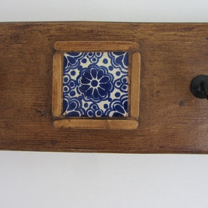 Mexican Kitchen Cup Hooks Cup Rack / Mug Holder Rustic Reclaimed Wood ...