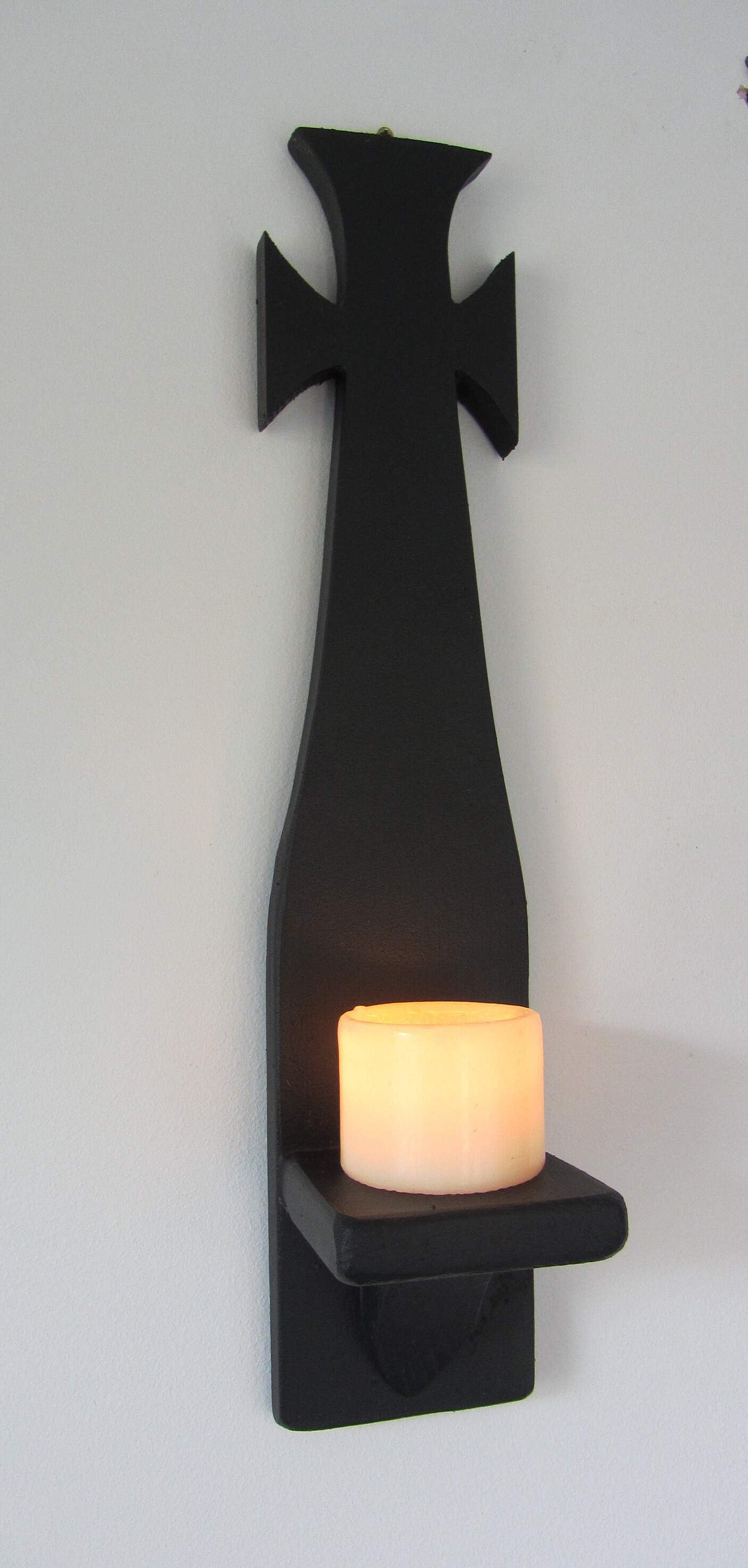 Gothic Style Tombstone Wall Sconce LED Candle Holder Halloween - Etsy ...