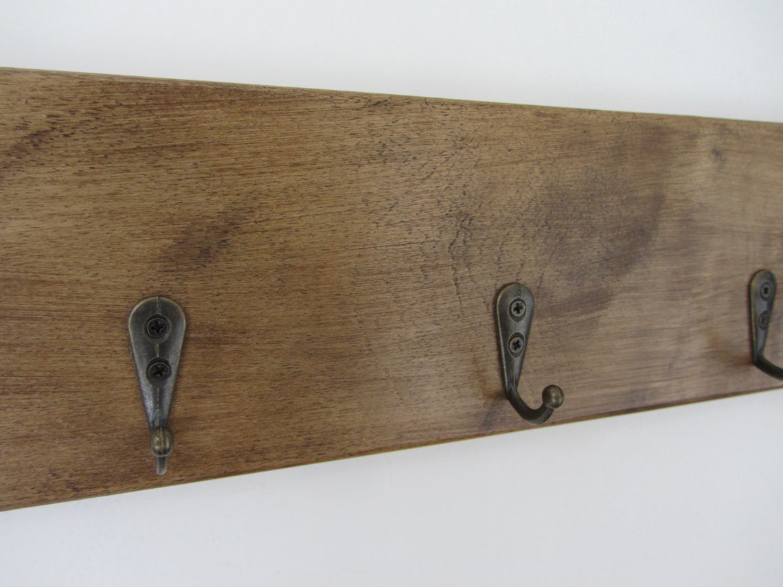 Rustic Pallet Wood Key Holder / Key Rack / Kitchen Organizer 7 Colour ...