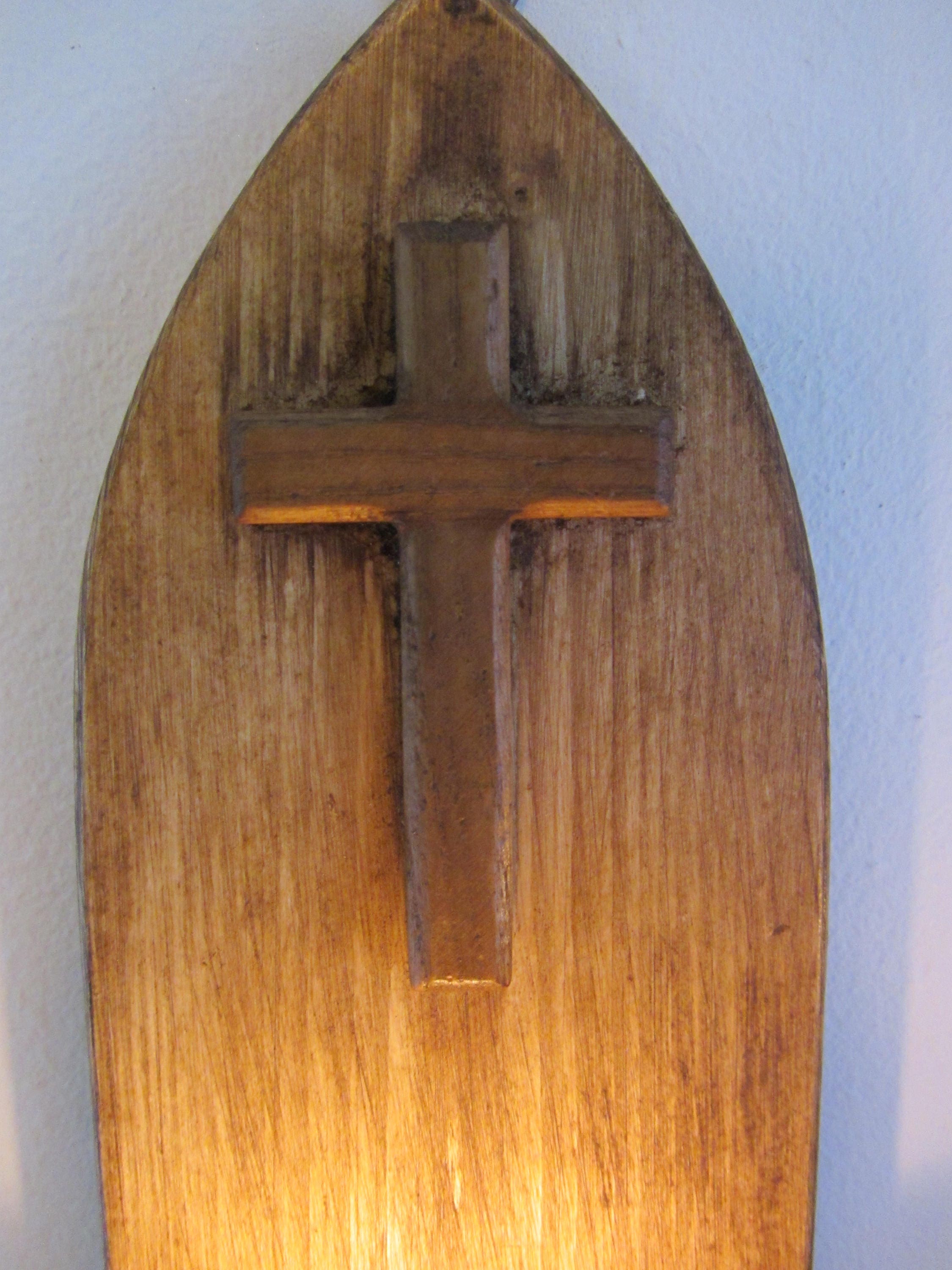 Pair of Church / Catholic Style Wall Sconce Led Candle Holders With ...