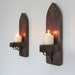 Pair of Gothic / Church Style Plank Wood Wall Sconce's - Etsy