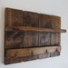 Rustic Reclaimed Wood 4 Hook Key Holder With Shelf 7 Colour Options - Etsy