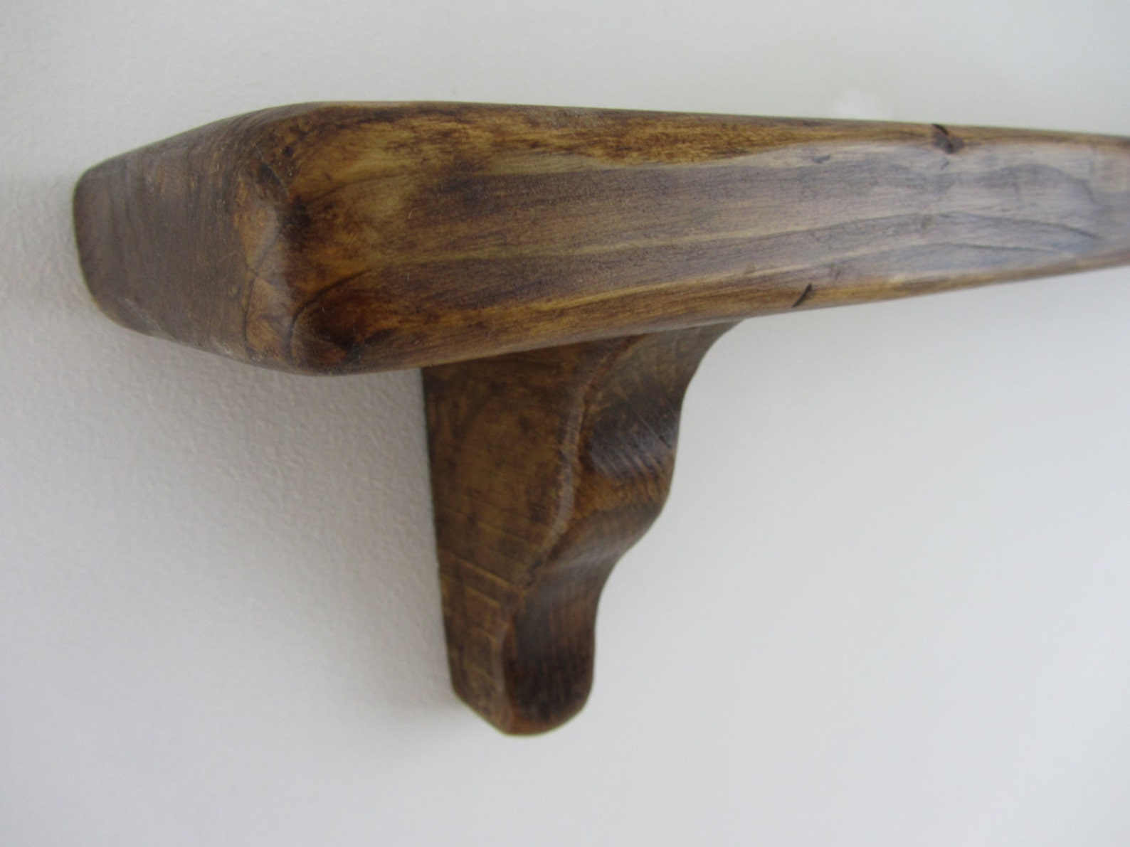 Chunky reclaimed plank wood shelf / rustic shelving / | Etsy