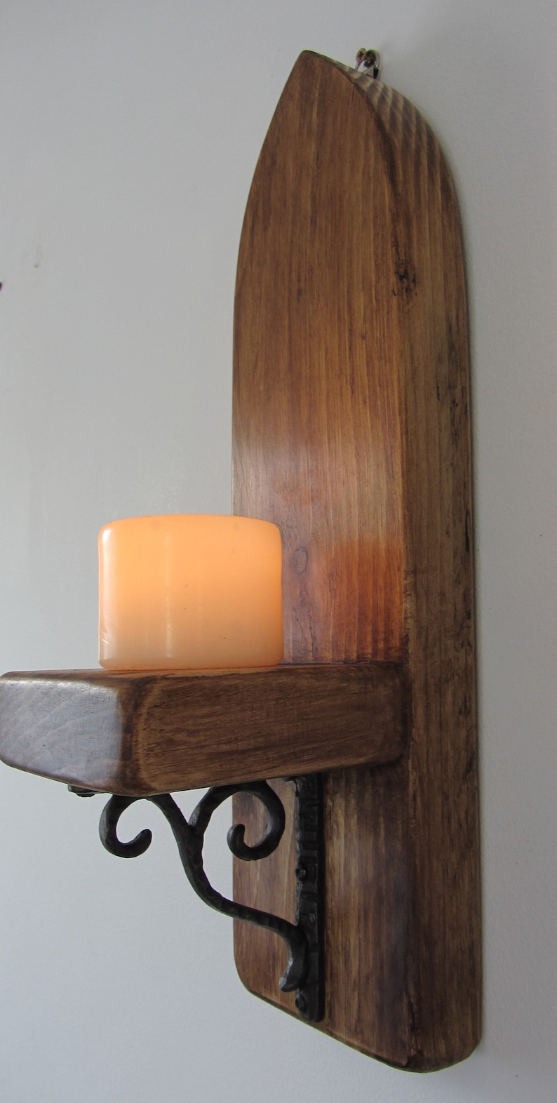 1x Gothic Arch / Church Style Reclaimed Plank Wood Wall Sconce - Etsy