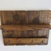 Rustic Reclaimed Wood 4 Hook Key Holder With Shelf 7 Colour Options - Etsy