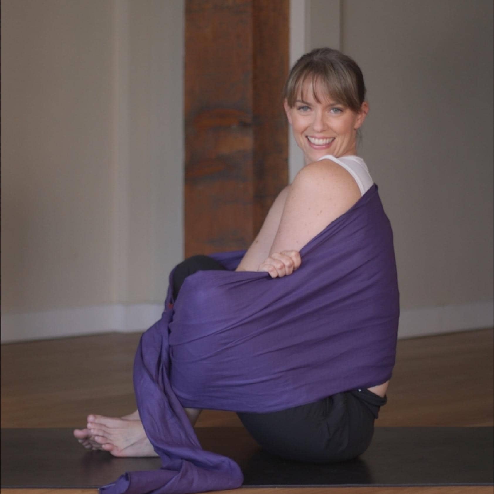 96” Meditation Belt for Sitting Comfortably | Yoga Strap | Crossed Leg ...