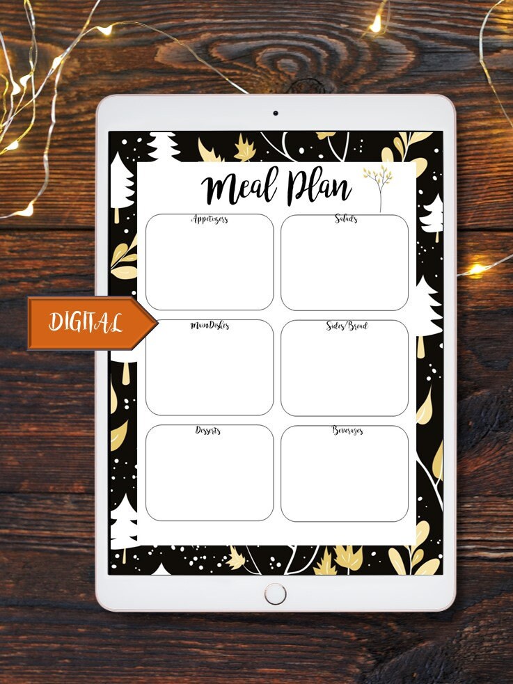 Holiday Digital Planner Digital Planner Goodnotes Planner - Etsy