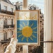 Sun Wall Decor, Soleil Print, Summer Poster, Summer Decor, Beach Decor ...