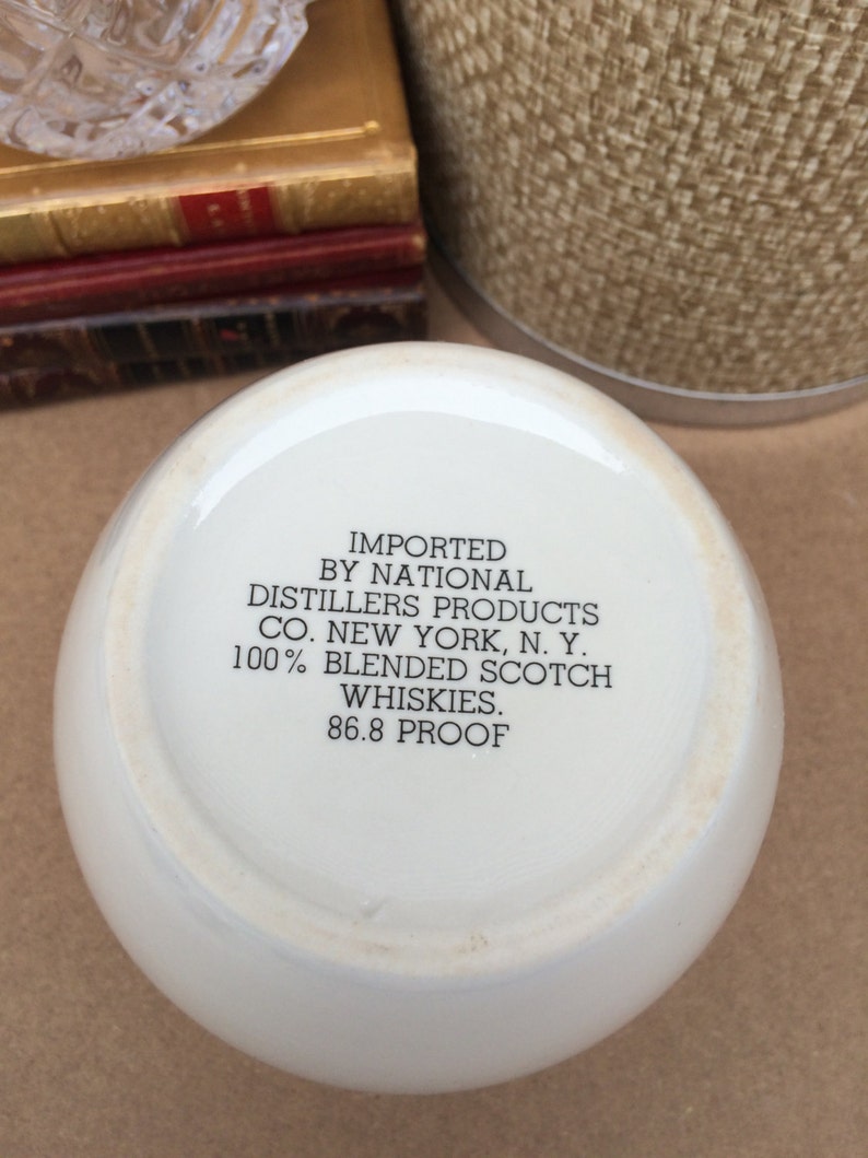 White Pitcher Barware Pitcher Vat 69 Gold Pitcher Advertising - Etsy