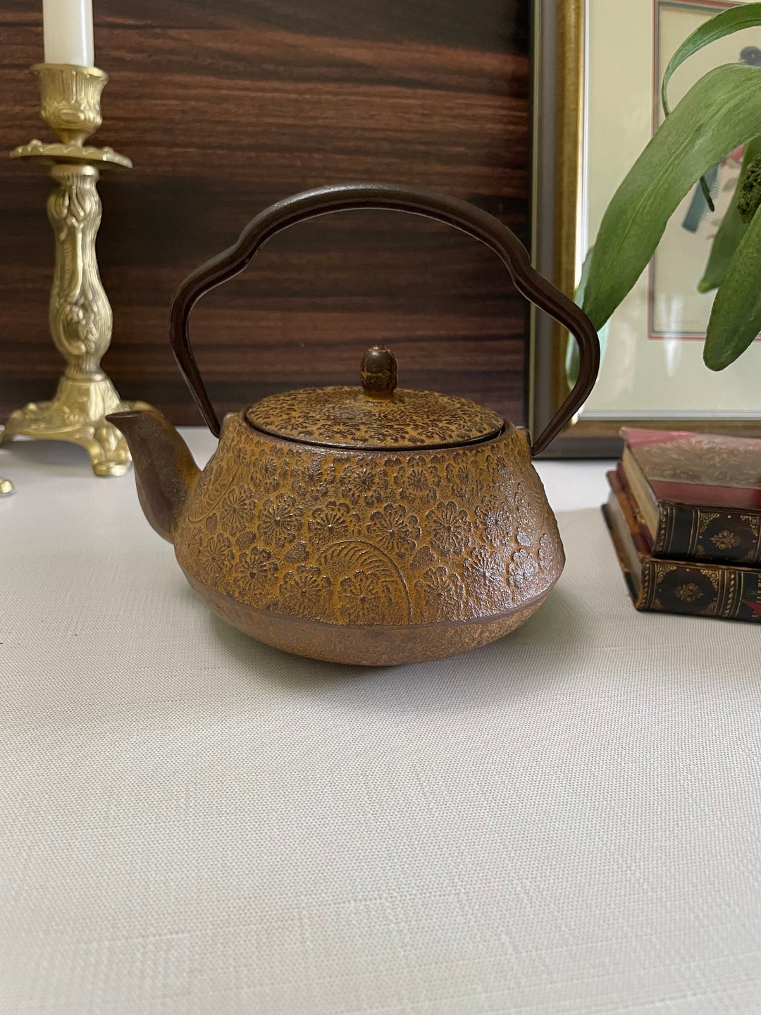 Iwachu Cast Iron Japanese Tea Kettle Authentic Modern Japanese Teapot ...